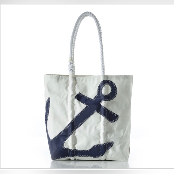 Sea Bags | Bags | Sea Bagsnavy Anchor Medium Tote Handcrafted From ...